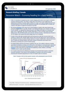 Canadian economy heading for hard landing | Oxford Economics