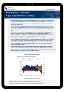 A gold price correction is looming | Oxford Economics